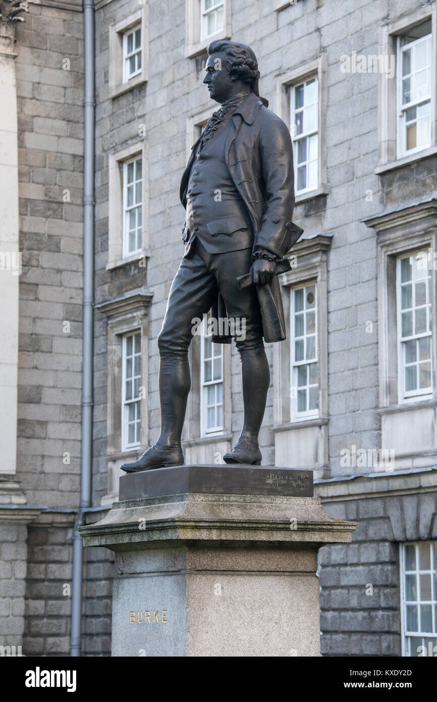 Sculpture of Edmund Burke, Trinity College Dublin Stock Photo - Alamy Sculpture of Edmund Burke, Trinity College Dublin Stock Photo - Alamy