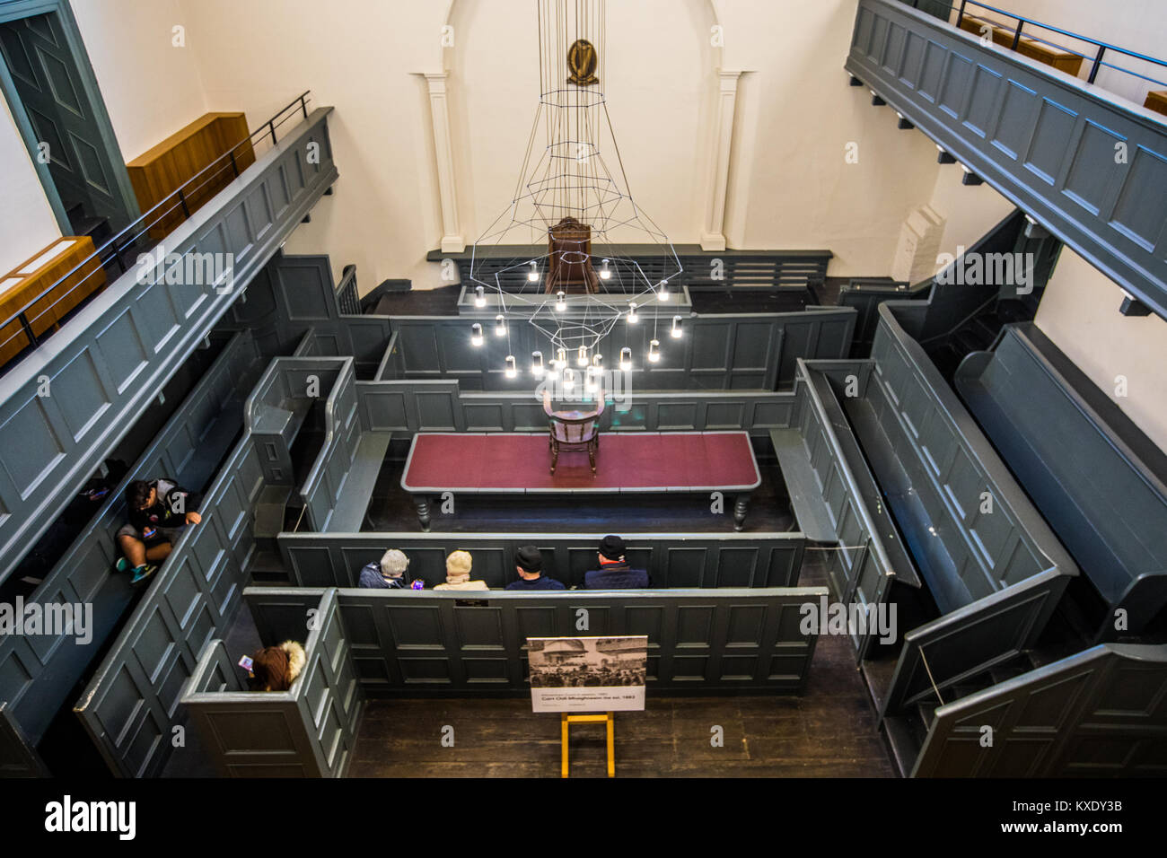 Courthouse at Kilmainham Gaol, former prison in Kilmainham, Dublin ...