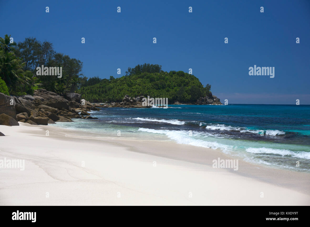 Baia Police Bay Mahe Seychelles Stock Photo - Alamy