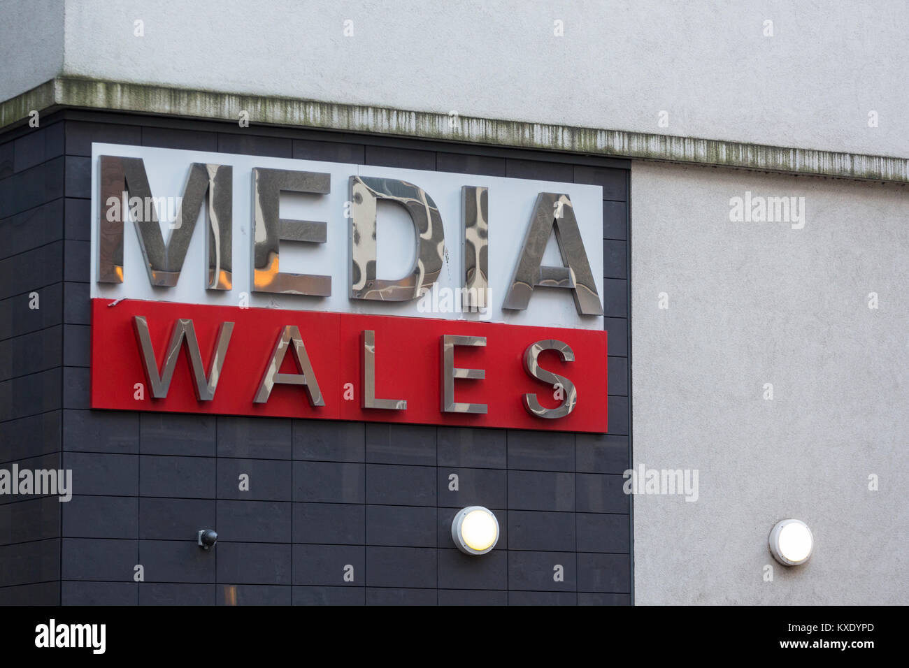 Cardiff sign welsh hi-res stock photography and images - Alamy
