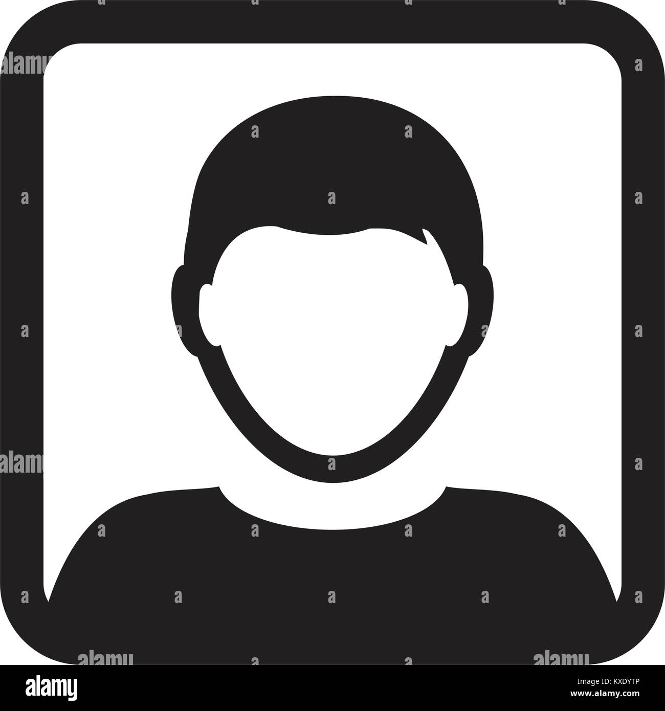 User Icon Vector Male Person Symbol Profile Avatar Sign in Flat Color ...