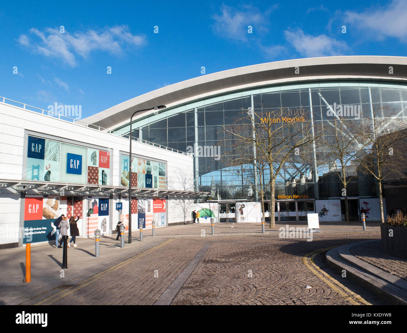 Shopping centre Milton Keynes Buckinghamshire England UK Stock Photo ...