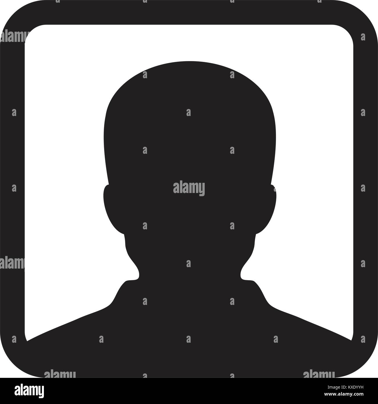 User Icon Vector Male Person Symbol Profile Avatar Sign in Flat Color ...