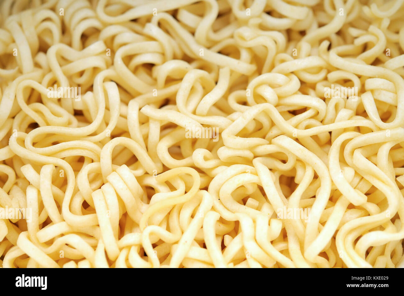 Macro shot of dried noodles. Suitable for concepts such as diet and ...