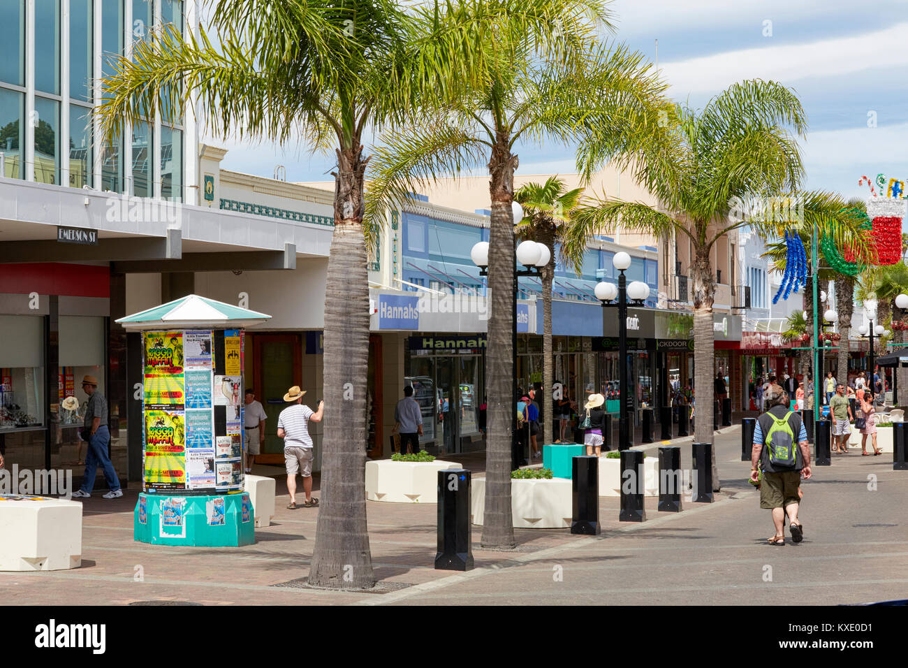 Emerson Street, Napier, New Zealand Stock Photo - Alamy