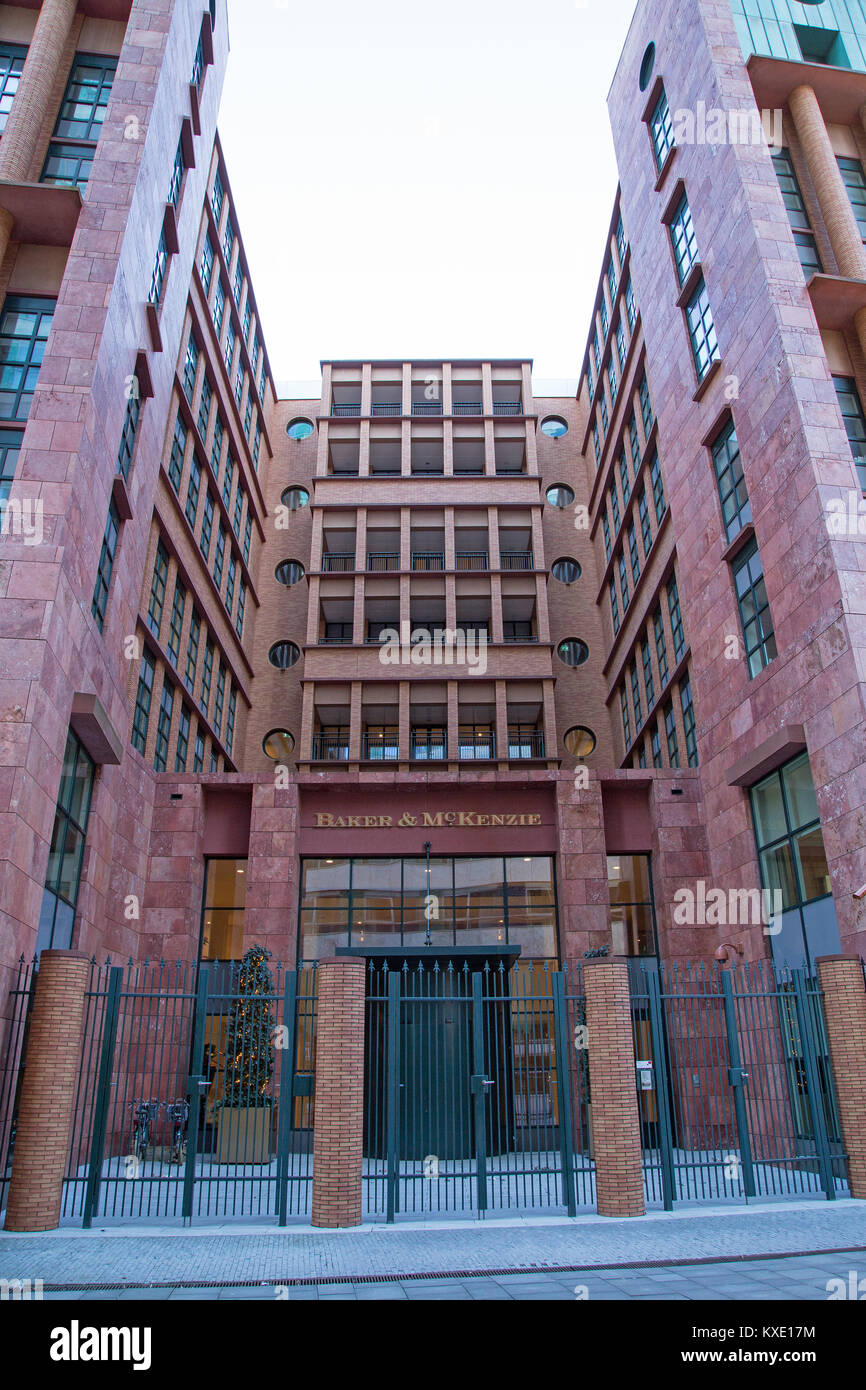 complex of Amsterdam Zuidas development office buildings Stock Photo ...