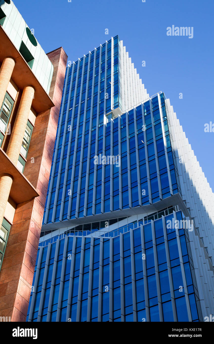 complex of Amsterdam Zuidas development office buildings Stock Photo ...