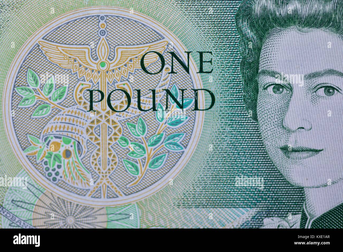 One pound note newton hi-res stock photography and images - Alamy