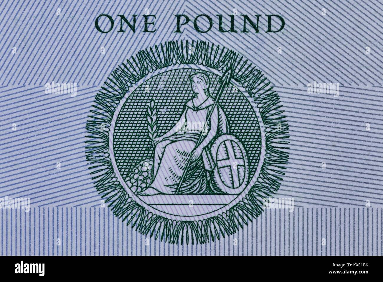 Bank of England £1 note withdrawn from circulation in 1988 and replaced ...