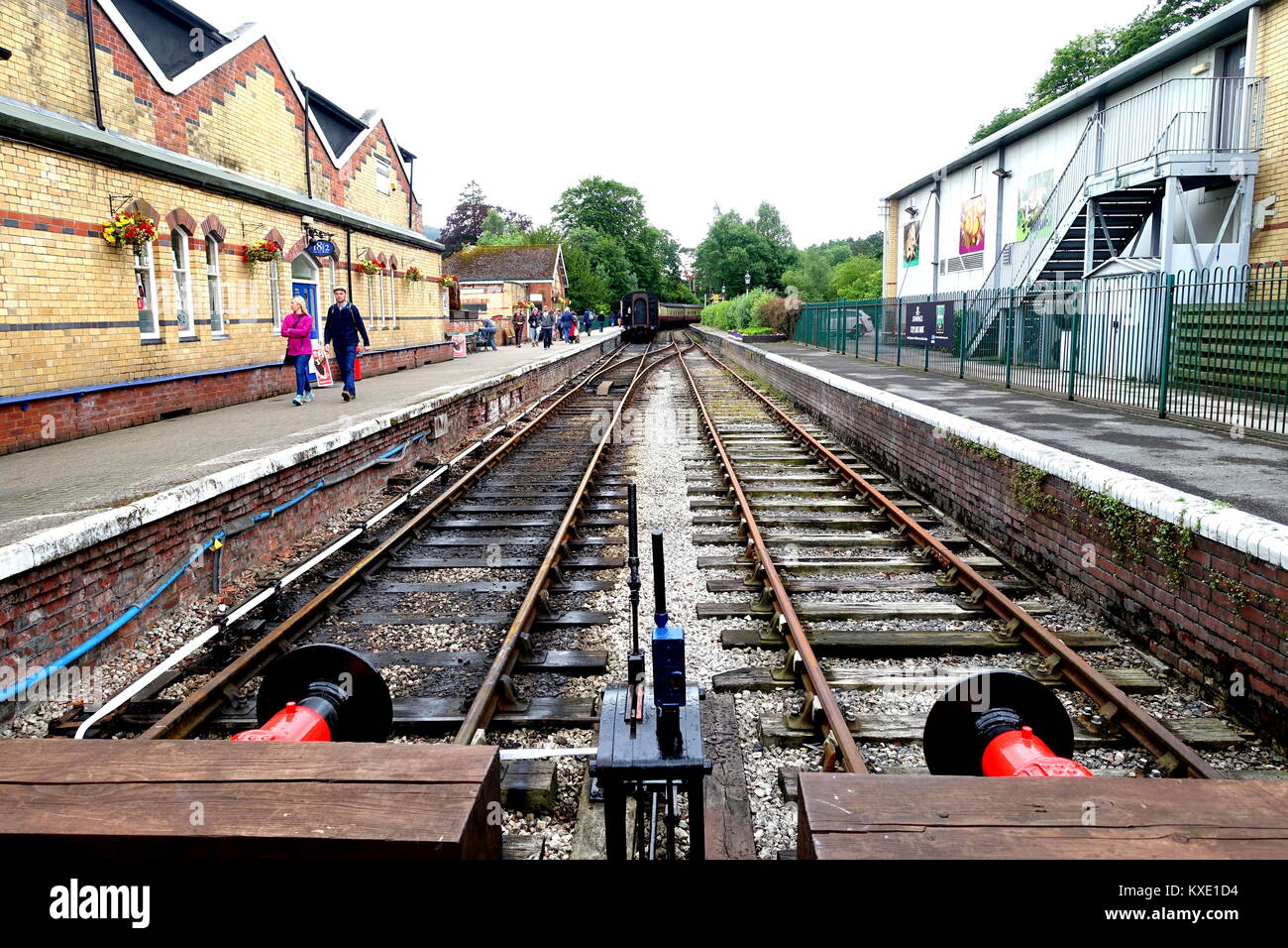Lakeside pier railway station hi-res stock photography and images - Alamy