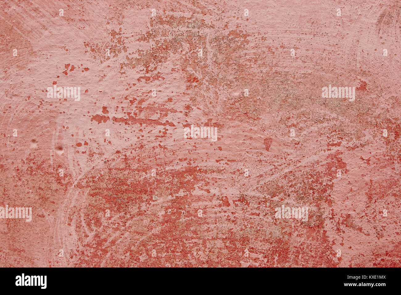 Old rusty concrete red wall. Textured background. Horizontal Stock ...