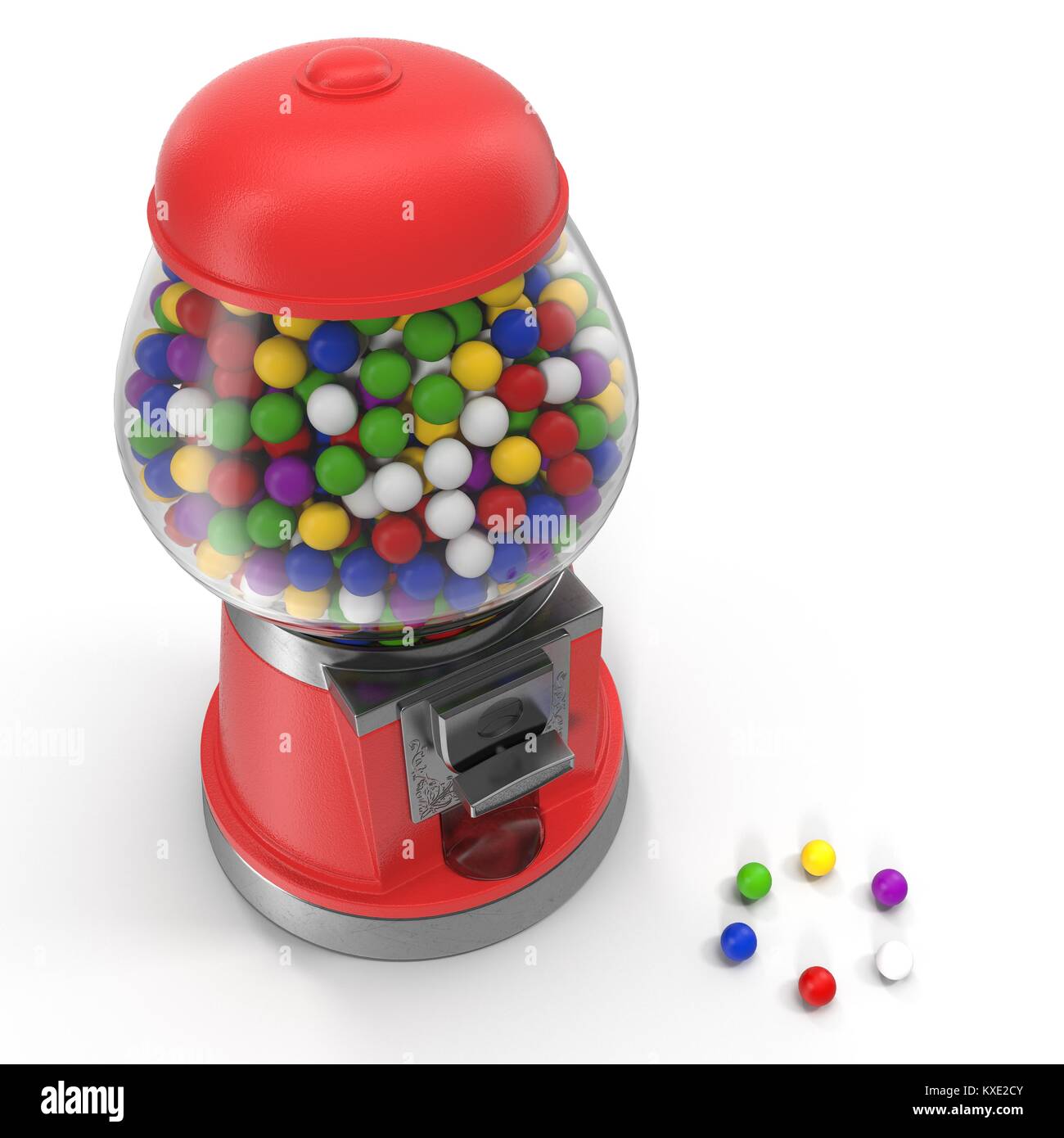 Bubble gum gumballs gumball machine hi-res stock photography and images ...