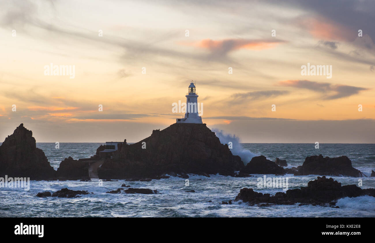 Jersey channel islands lighthouse hi-res stock photography and images ...