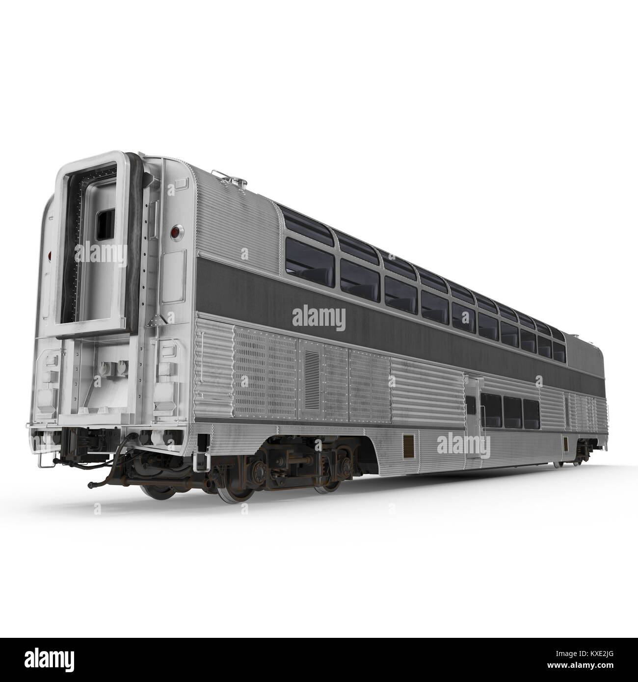 Double decker deck train Cut Out Stock Images & Pictures - Alamy