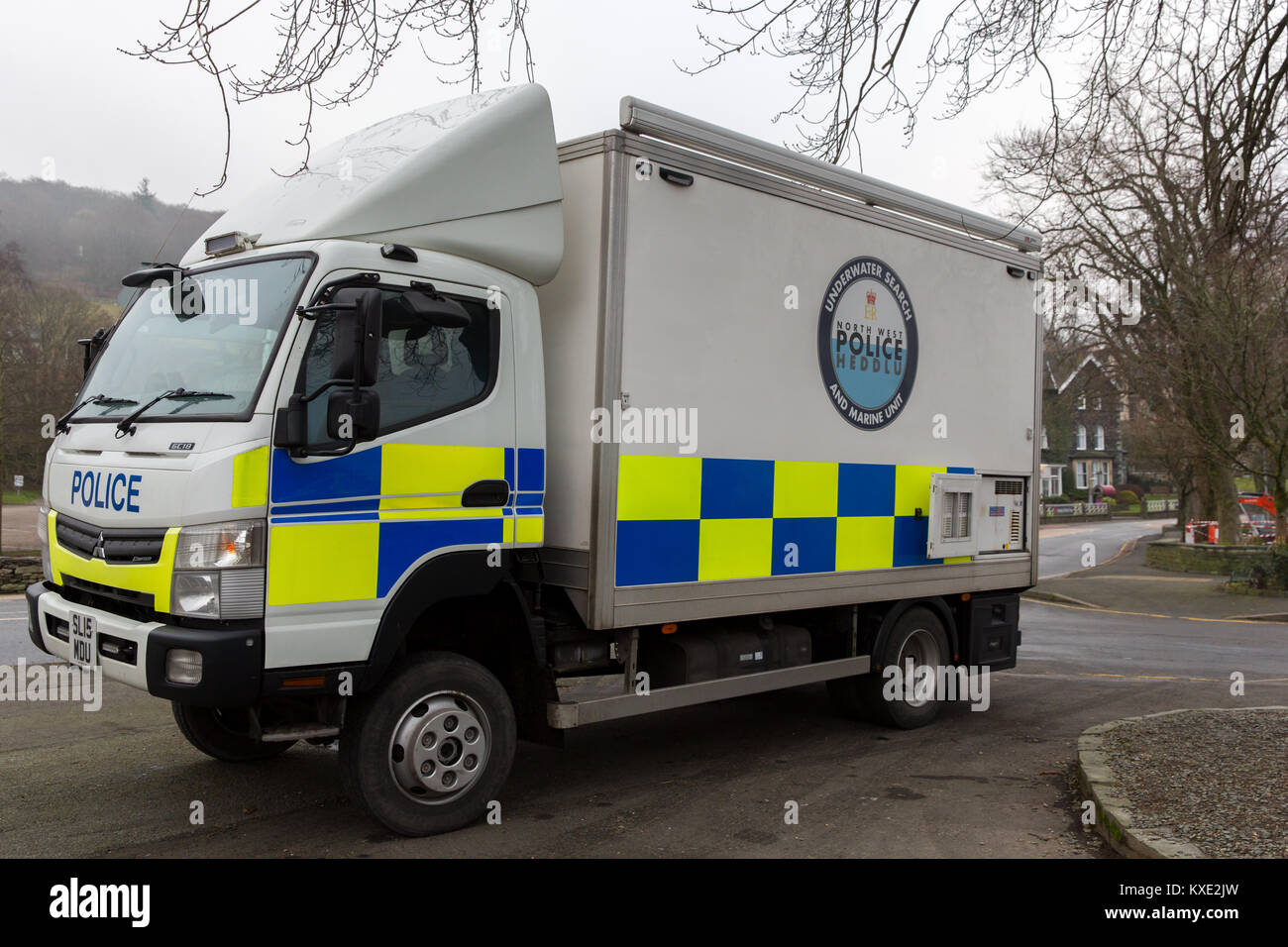 The North West Police Underwater Search and Marine Unit Support Vehicle ...