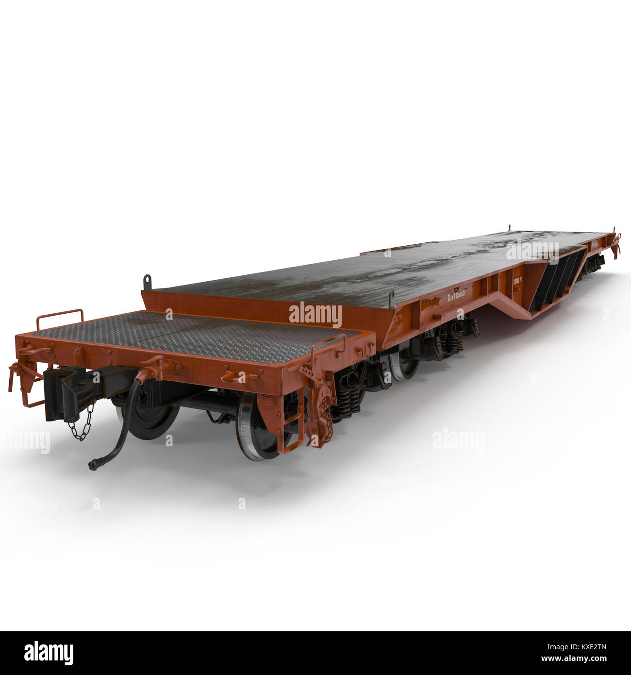 Container flat wagon transport rail hi-res stock photography and images ...