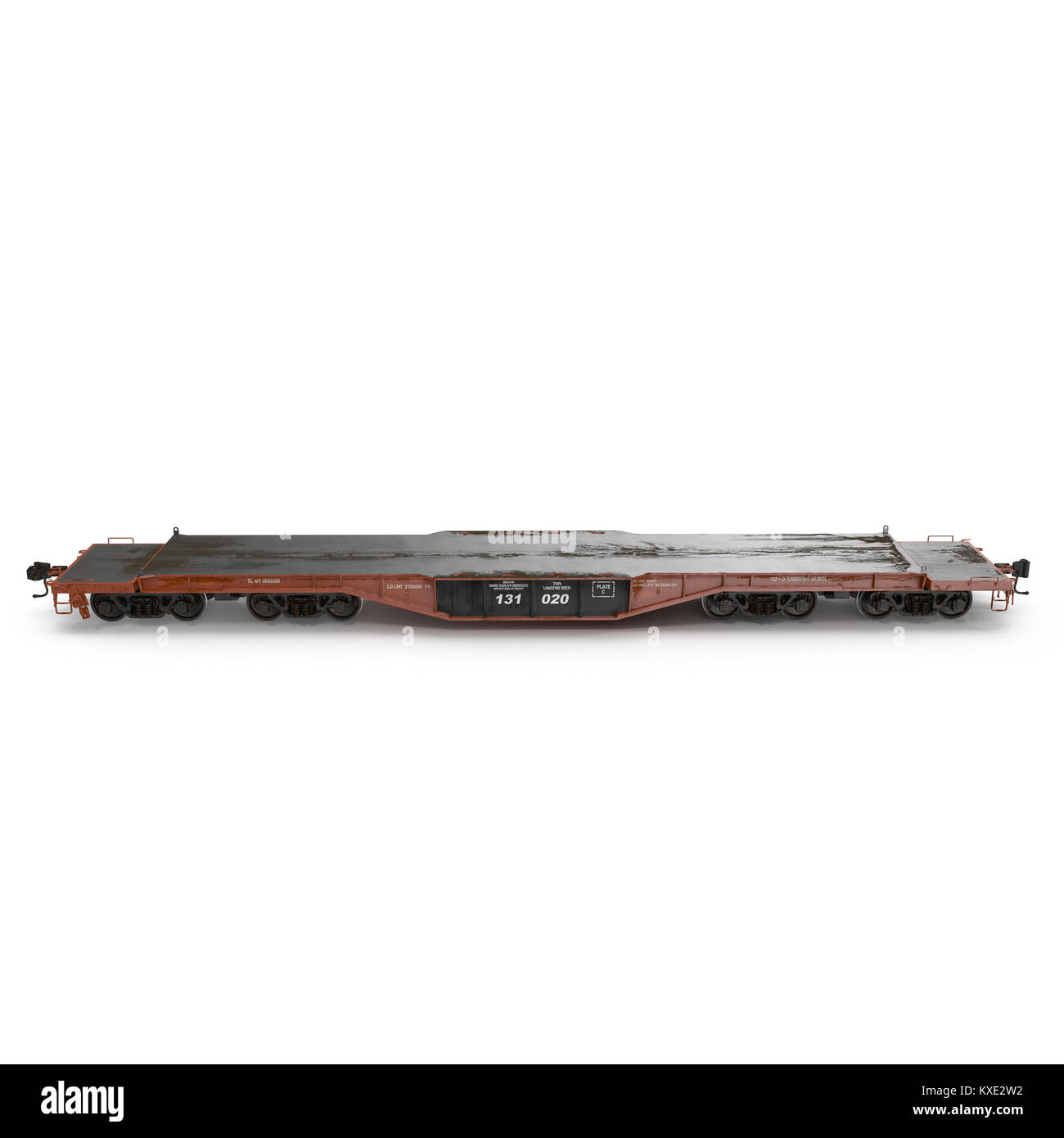 Container flat wagon transport rail hi-res stock photography and images ...