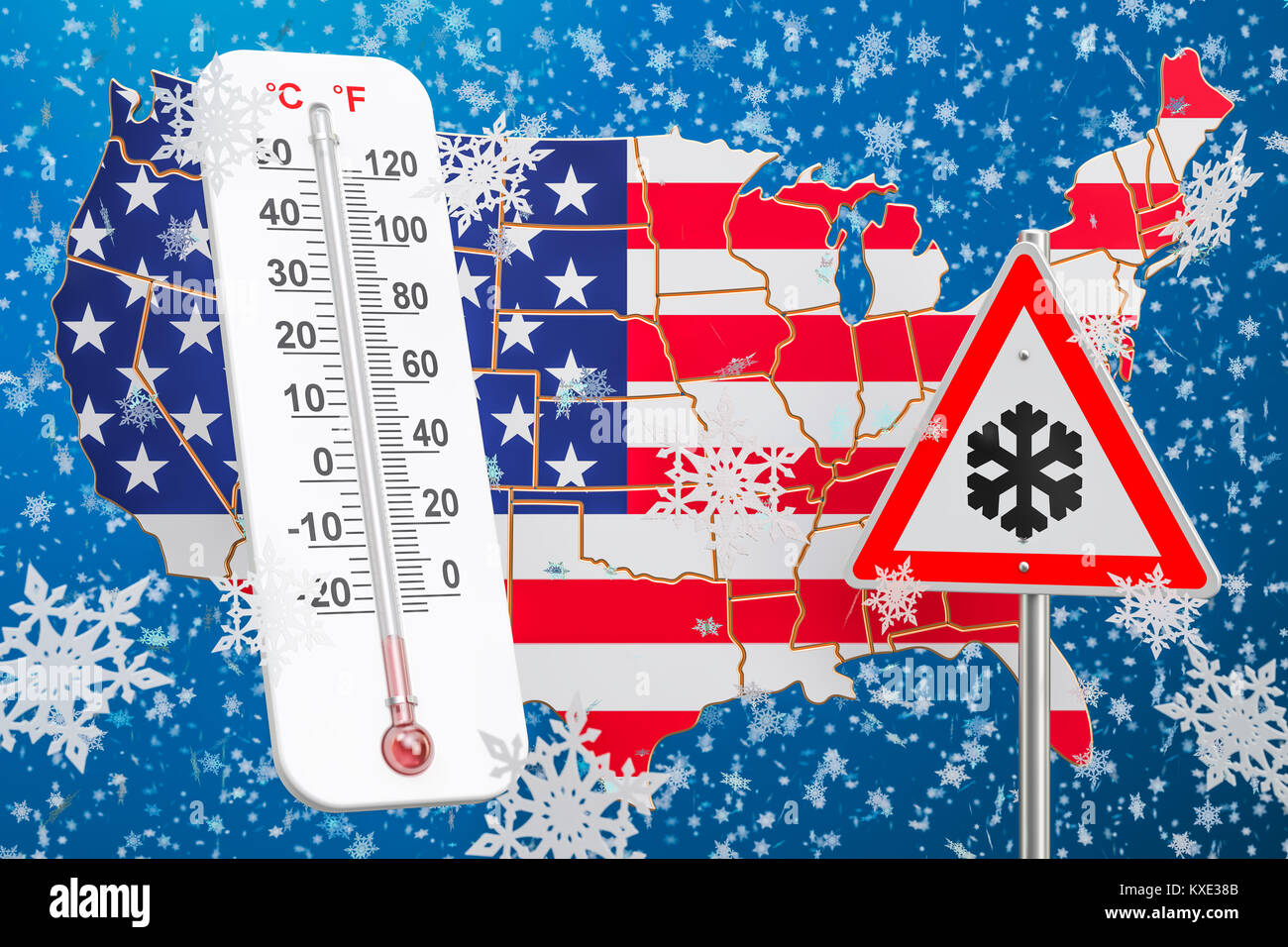 Us weather map hi-res stock photography and images - Alamy