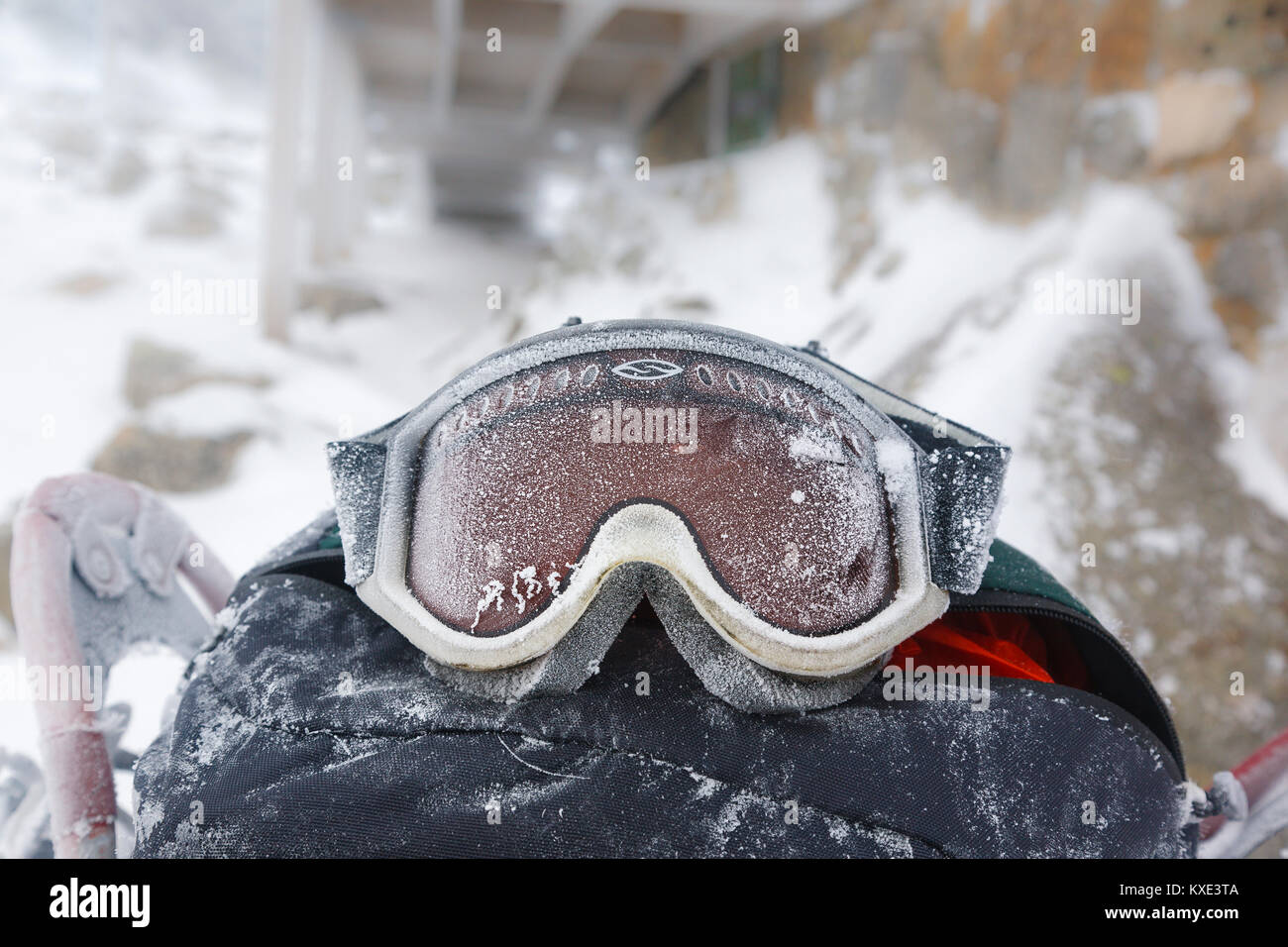 Iced over goggles hi-res stock photography and images - Alamy