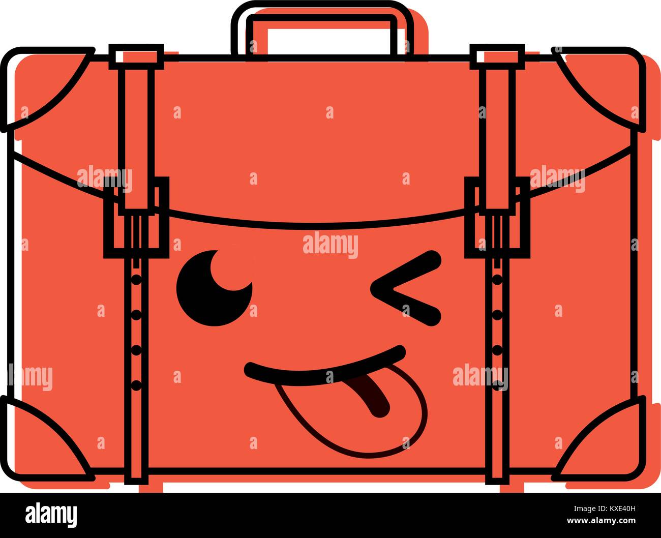Emoji backpack Stock Vector Images - Alamy