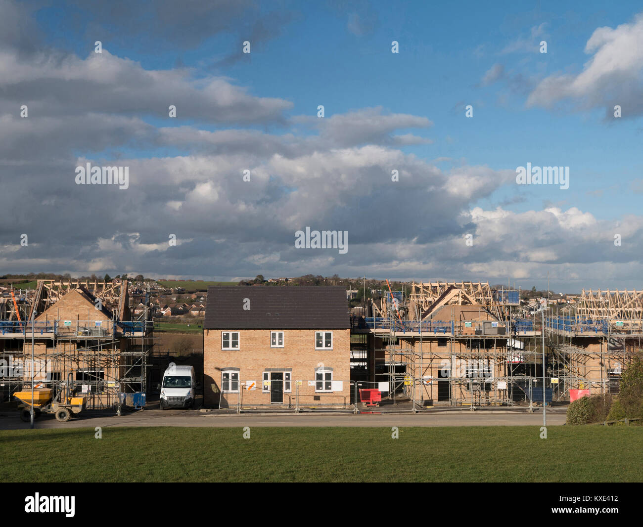 New homes being built in hi-res stock photography and images - Alamy