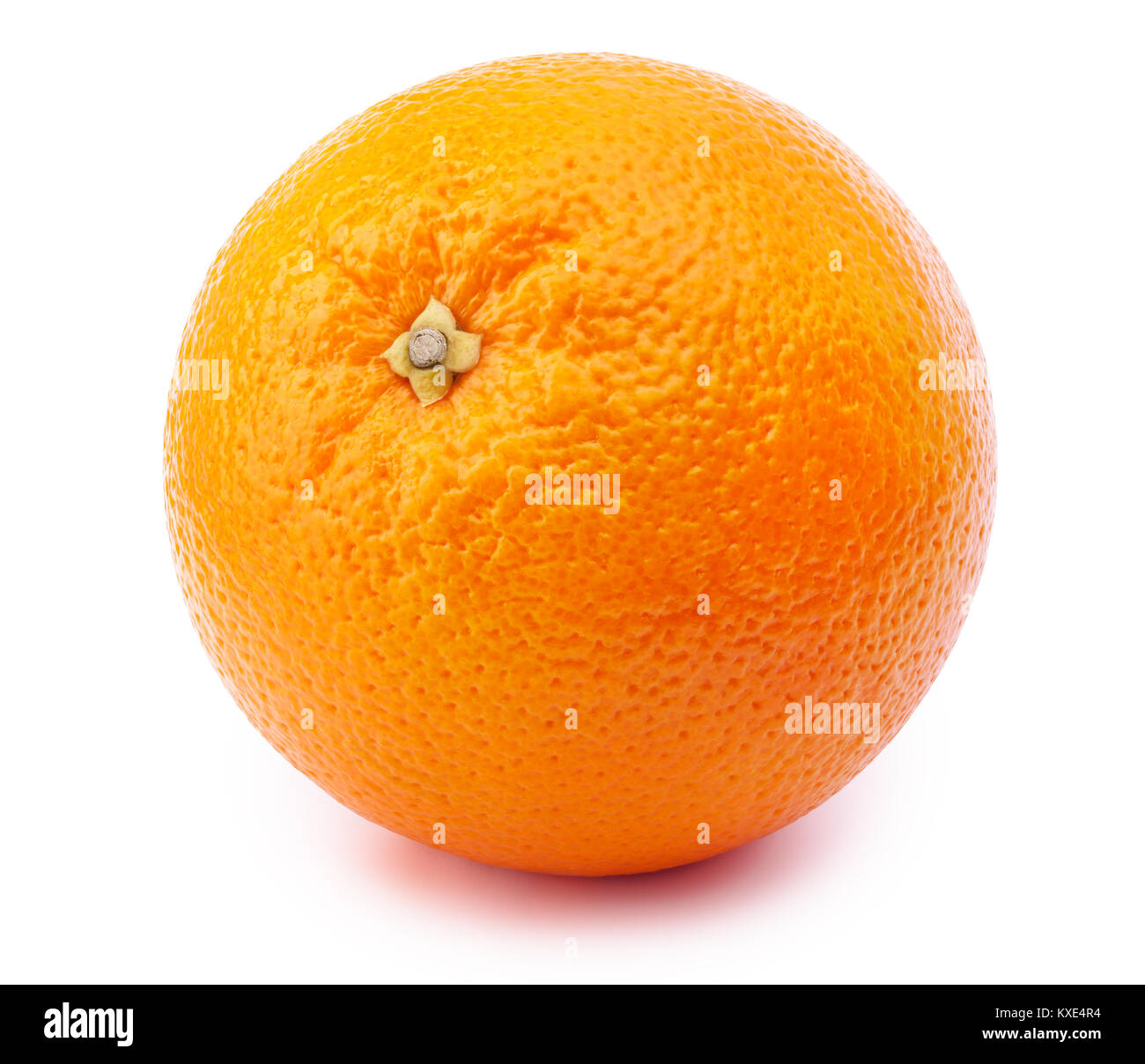 Whole orange isolated on white Stock Photo - Alamy