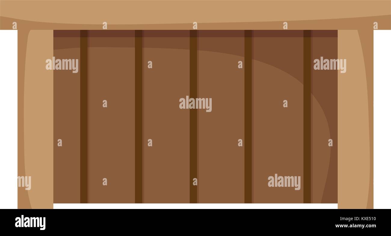 office wood desk object design Stock Vector Image & Art - Alamy