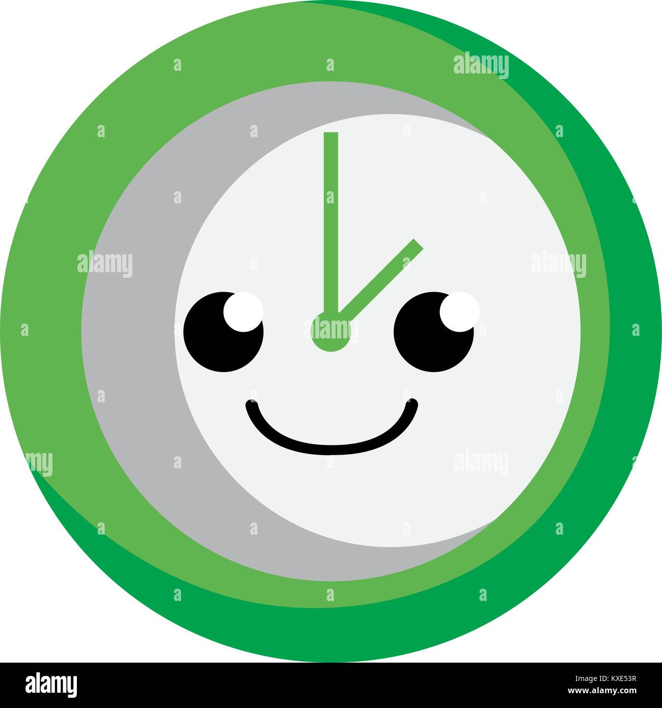 Kawaii cartoon circle face expression hi-res stock photography and ...