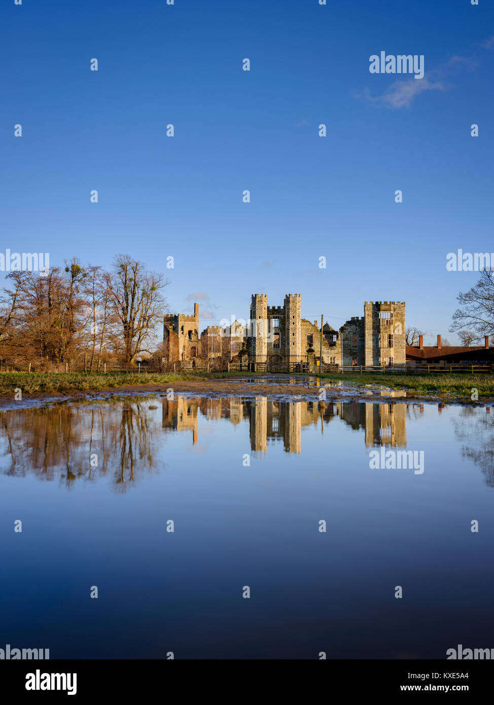 Cowdray ruins in Cowdray Park in Midhurst, West Sussex Stock Photo - Alamy