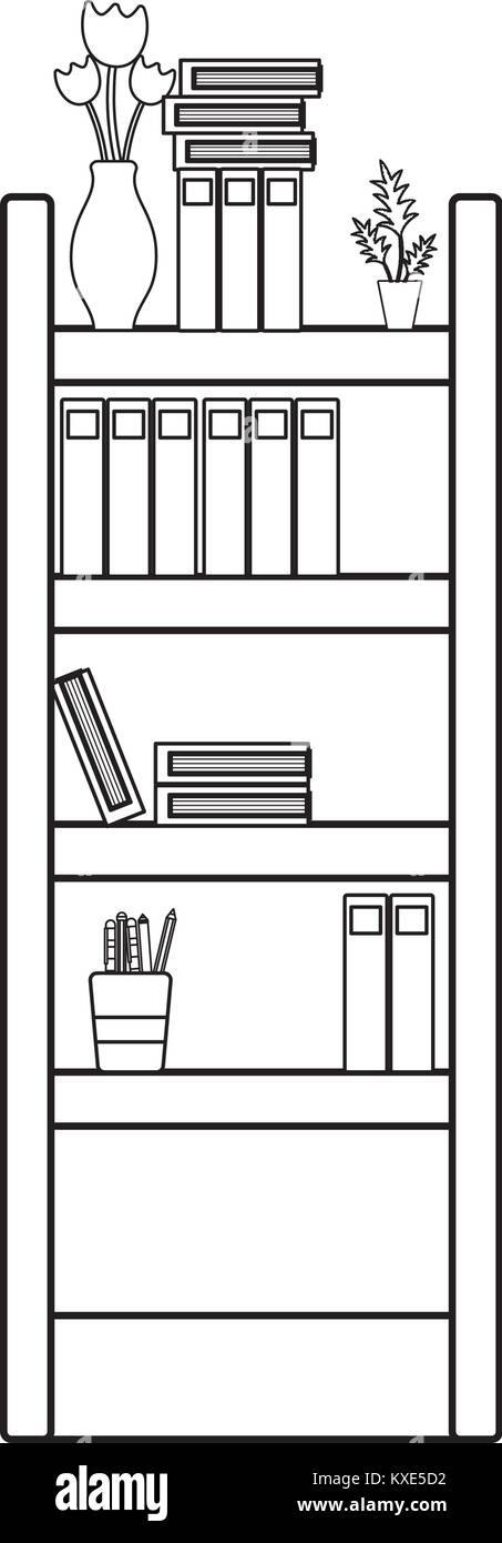 Education bookcase folders document hi-res stock photography and images ...