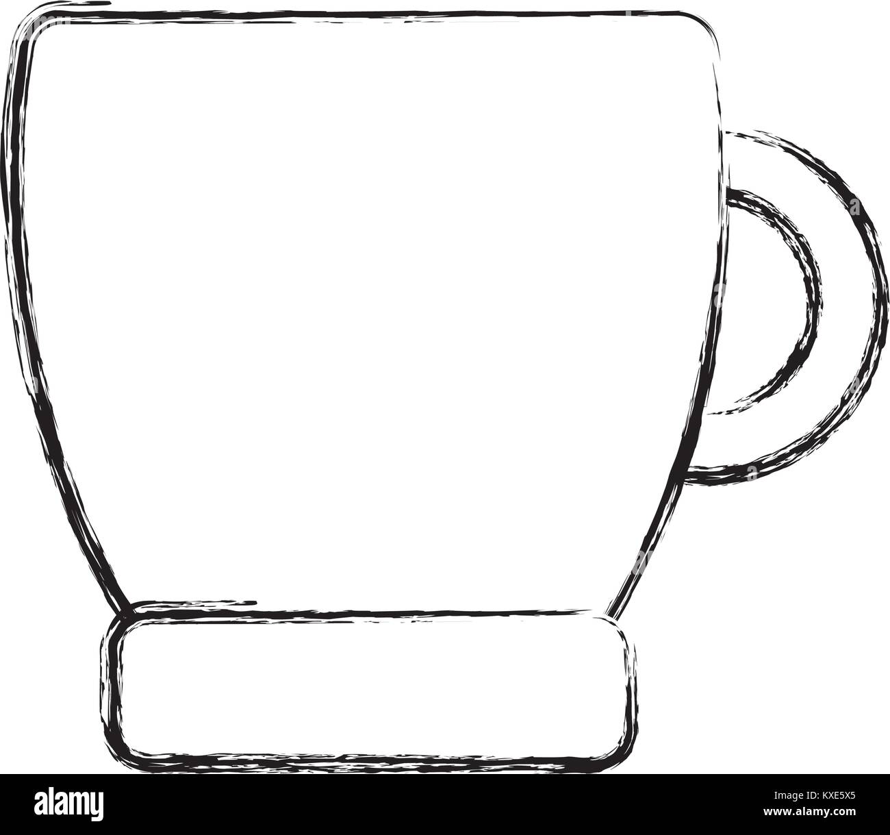 figure coffee cup drink beverage icon Stock Vector Image & Art - Alamy
