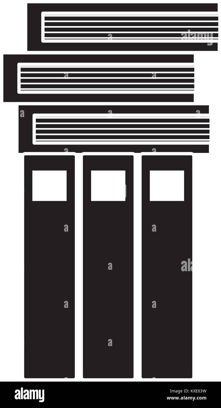 contour education books object to learn and study Stock Vector Image ...