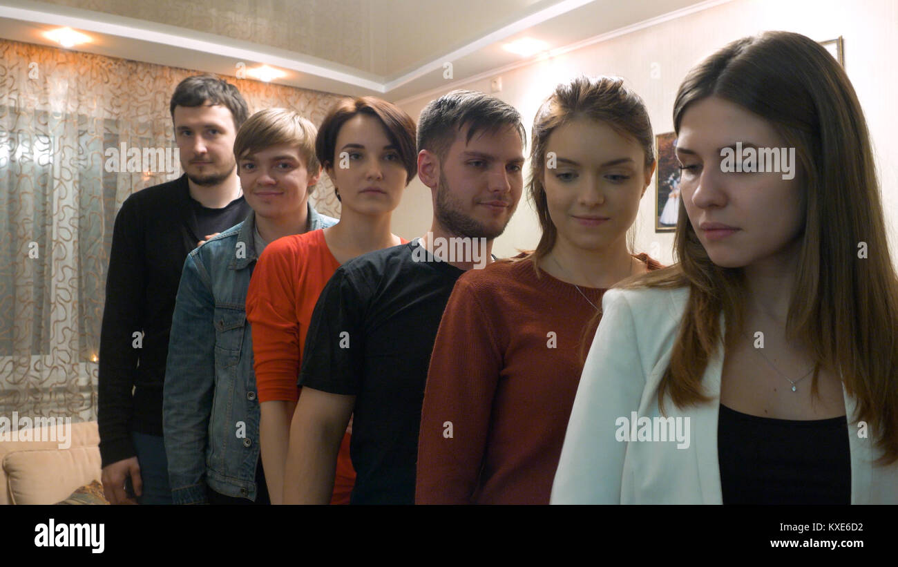 Group of friends making DAB at party. People making dab together at ...