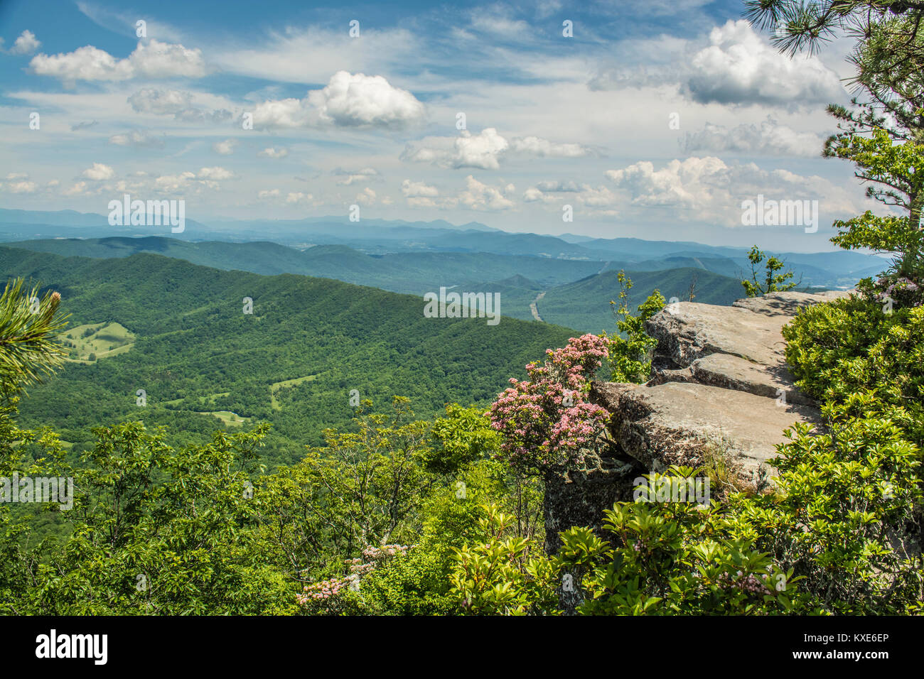 Mcafee knob appalachian trail hi-res stock photography and images - Alamy
