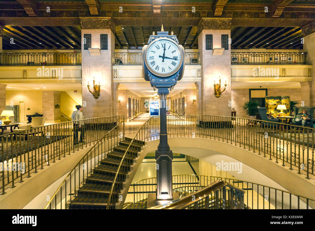 Toronto Fairmont Royal York hotel interior Stock Photo - Alamy