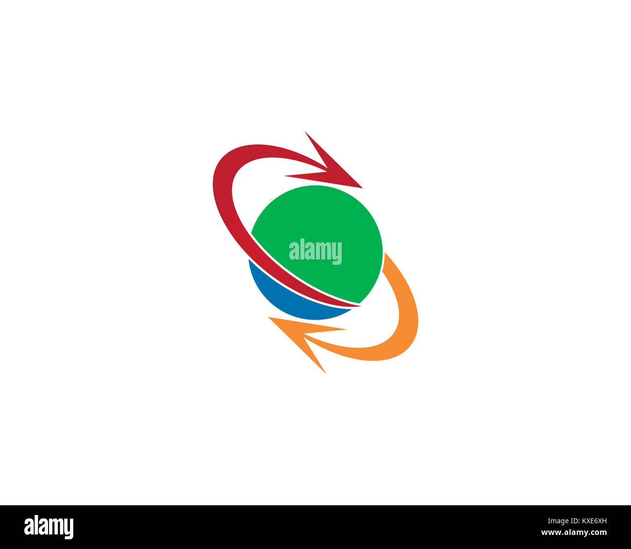 is a circular symbol, abstract, abstract circle, arrow, exchange Stock ...