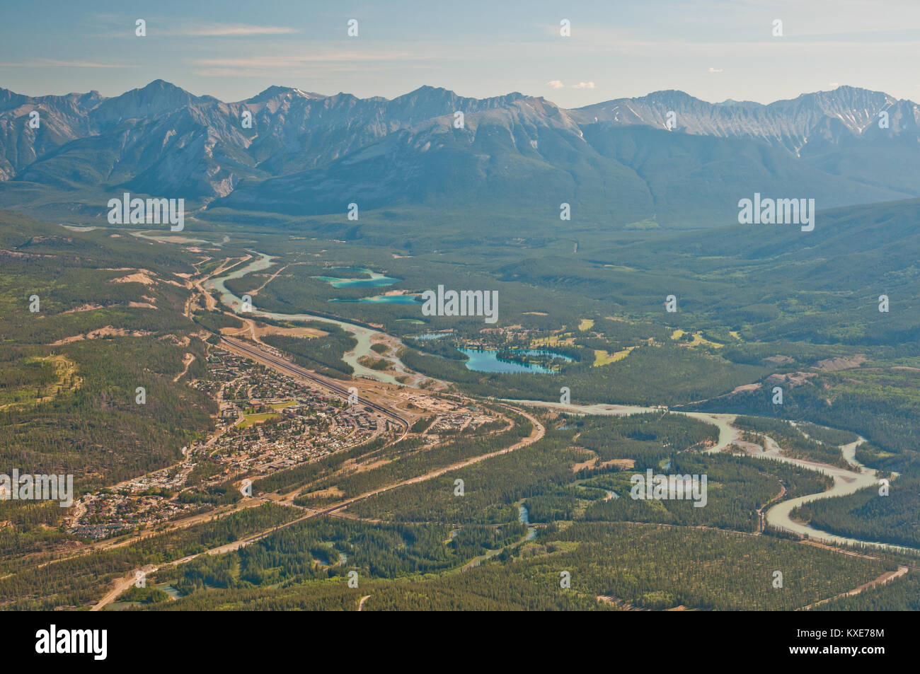 Banff town aerial hi-res stock photography and images - Alamy