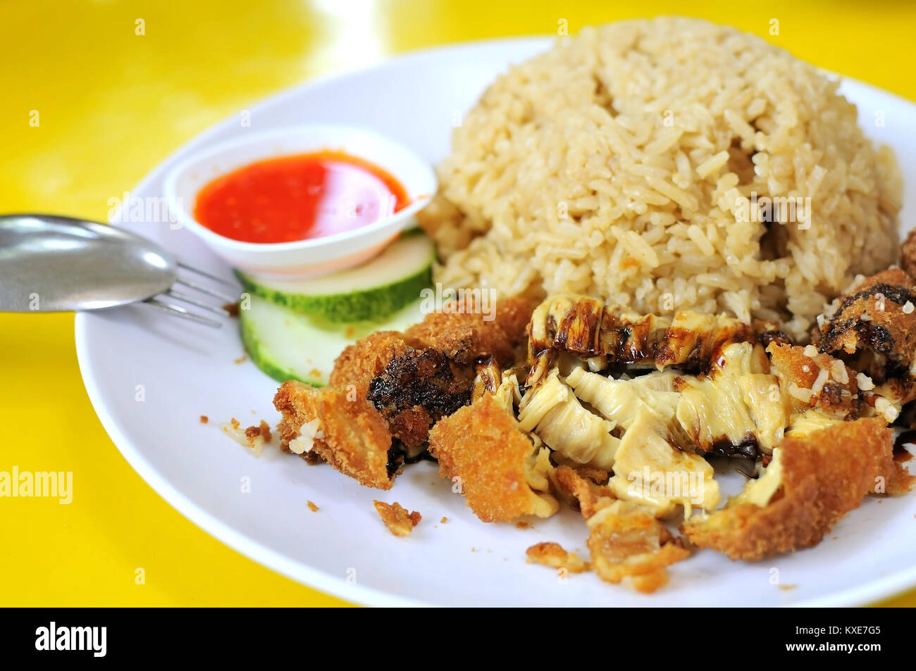 Singapore style chicken chop hi-res stock photography and images - Alamy