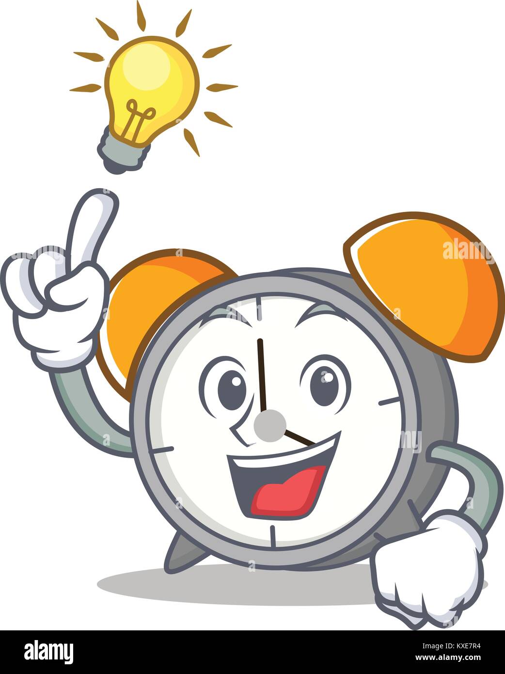 Have an idea alarm clock mascot cartoon Stock Vector Image & Art - Alamy