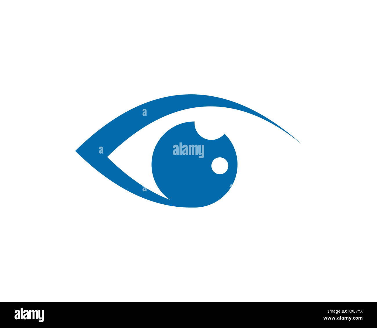 is a symbol associated with eye health, eye care or eye treatment Stock ...