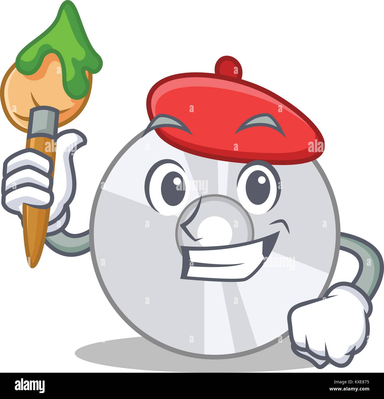 Artist CD character cartoon style Stock Vector Image & Art - Alamy