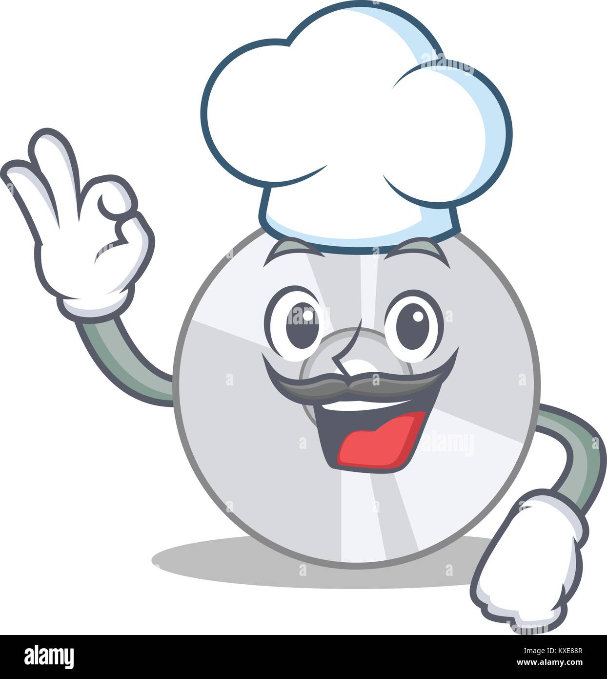 Cartoon smiling chef blank Stock Vector Images - Alamy