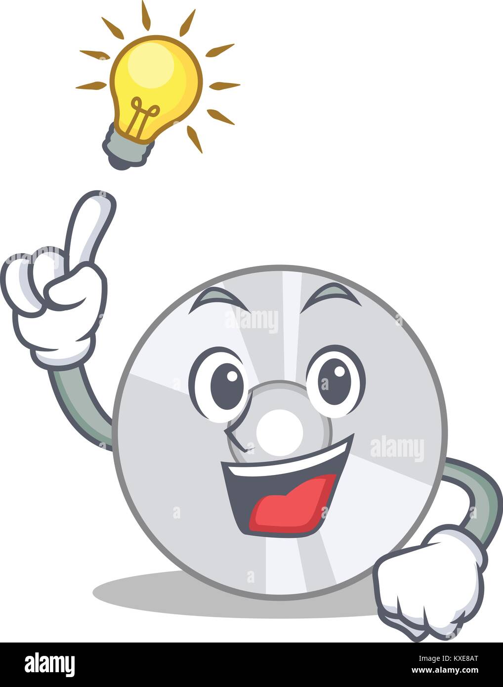 Have an idea CD mascot cartoon style Stock Vector Image & Art - Alamy
