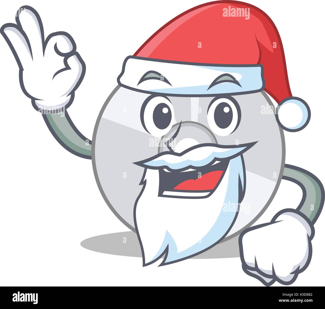 Santa CD mascot cartoon style Stock Vector Image & Art - Alamy