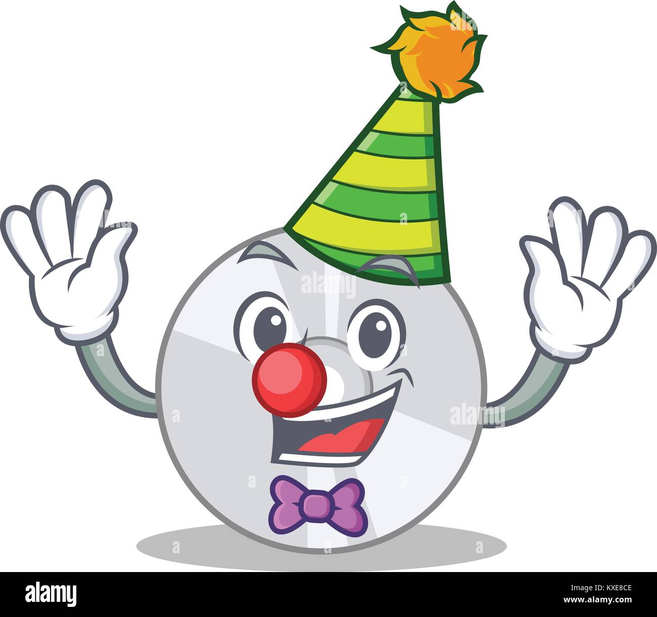 Clown CD mascot cartoon style Stock Vector Image & Art - Alamy
