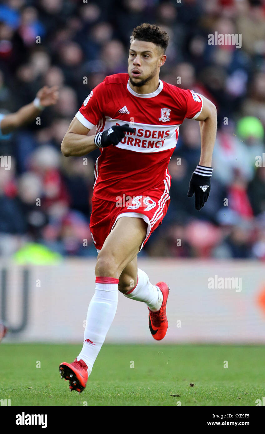 Middlesbrough's Rudy Gestede Stock Photo - Alamy