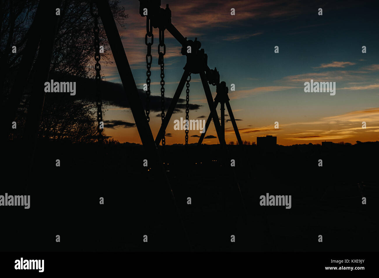 Southside of Glasgow at Sunset, Glasgow, Scotland Stock Photo - Alamy