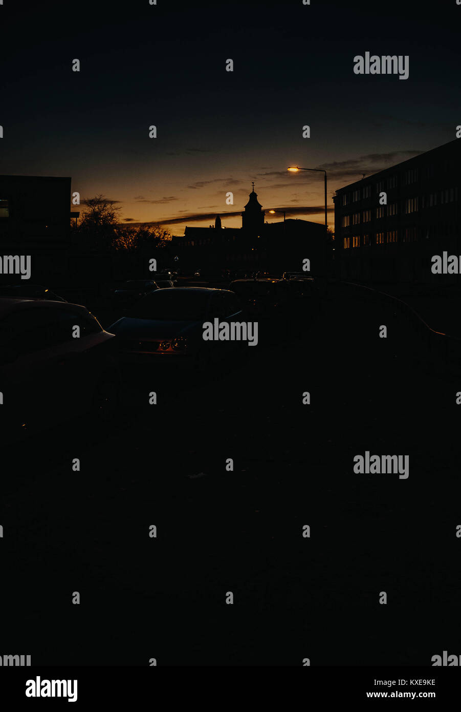 Southside of Glasgow at Sunset, Glasgow, Scotland Stock Photo - Alamy