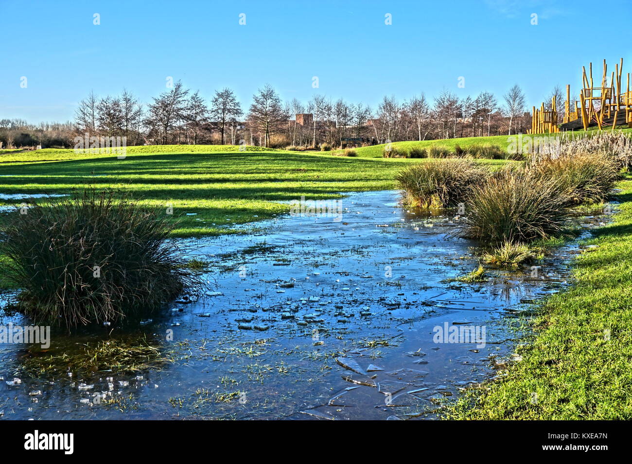 Northala Fields in , Kensington Rd, Northolt, London, England Stock ...