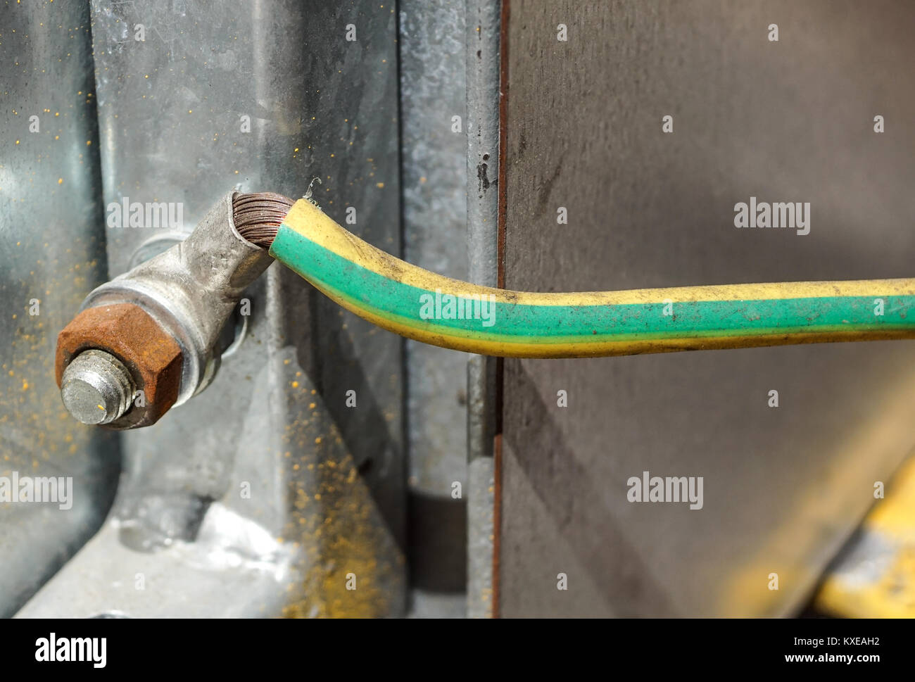 Copper earthing bar High Resolution Stock Photography and Images - Alamy